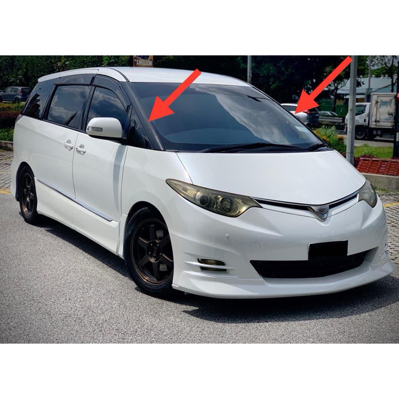 Toyota Estima ACR50 GSR50 2006-2012 Front Windshield Outside Moulding ...