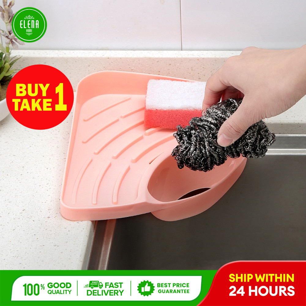 Elena BUY 1 TAKE 1 Multipurpose Corner Kitchen Sink Wash Basin Storage ...