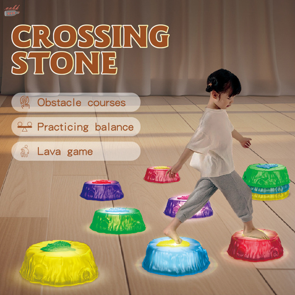Kids Balance Stepping Stone With Led Light Preschool Balance Gross ...