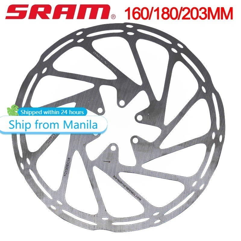SRAM MTB Mountain Road Bike Disc Brake Rotor Centerline 160mm/180mm ...