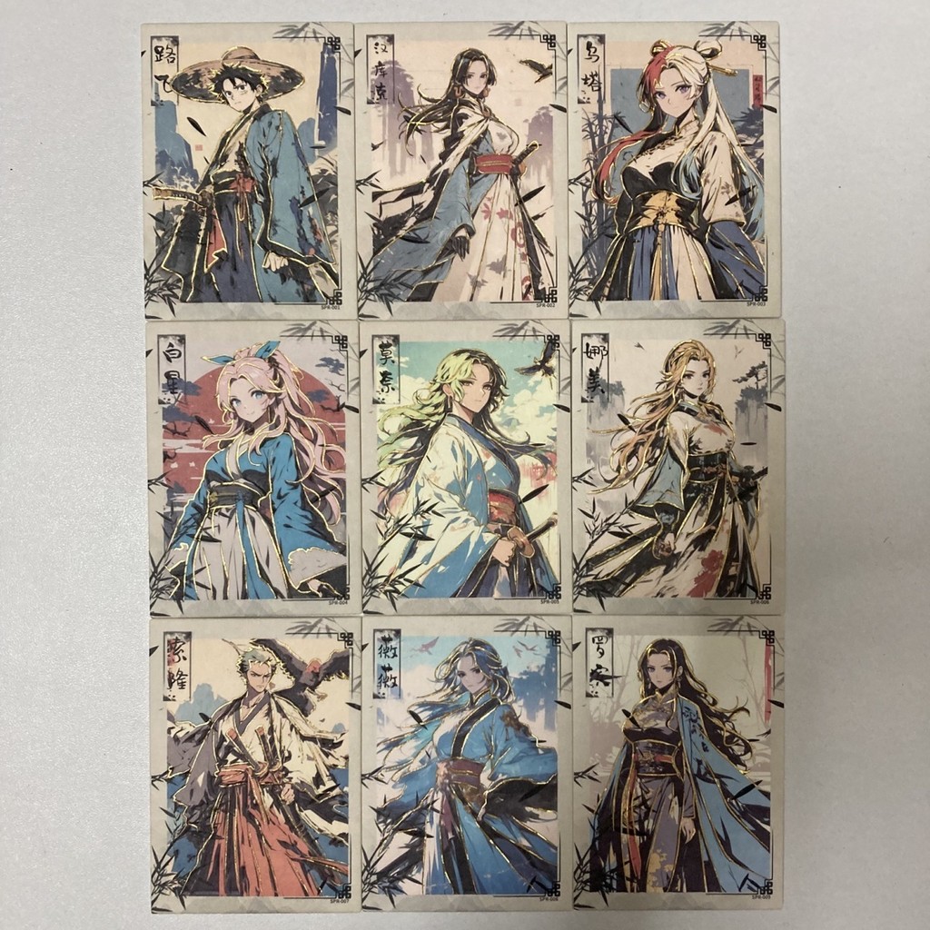 Fanmeng 2 Bomb One Piece SPR Set of 9 Graduation One Piece Card One ...