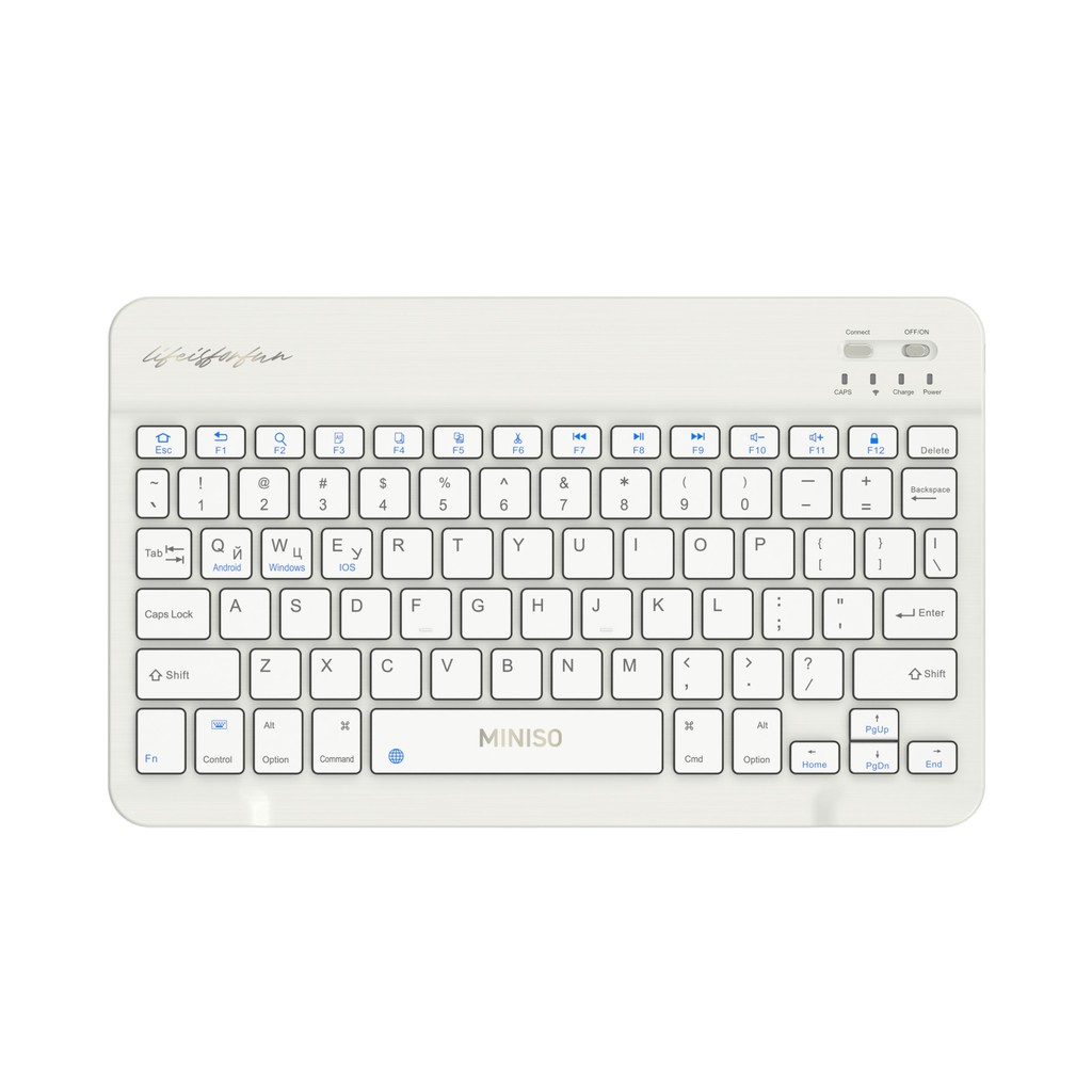 MINISO Life is for Fun Series Chargeable Keyboard | Shopee Philippines