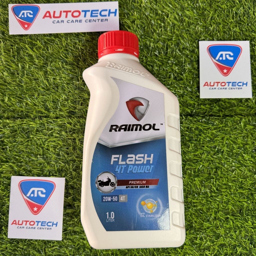 RAIMOL FLASH 4T POWER 1L 20W50 SG CD 4 STROKE MOTORCYCLE ENGINE OIL ...