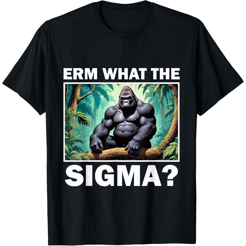 Funny What The Sigma? Ironic Meme Brainrot Quote T-Shirt | Shopee ...