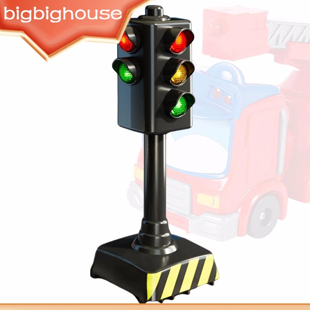 Children S Traffic Light Toy Model With Realistic And Road Sign Traffic ...