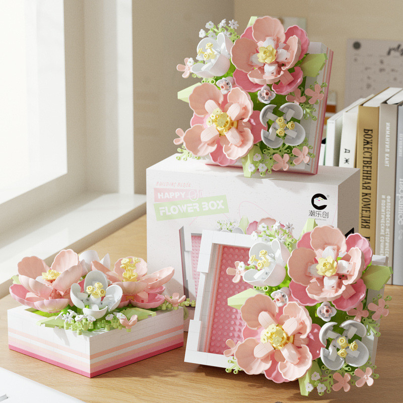 [COCO New Product] Flower Box Whisper Rose Hibiscus Preserved Bouquet ...