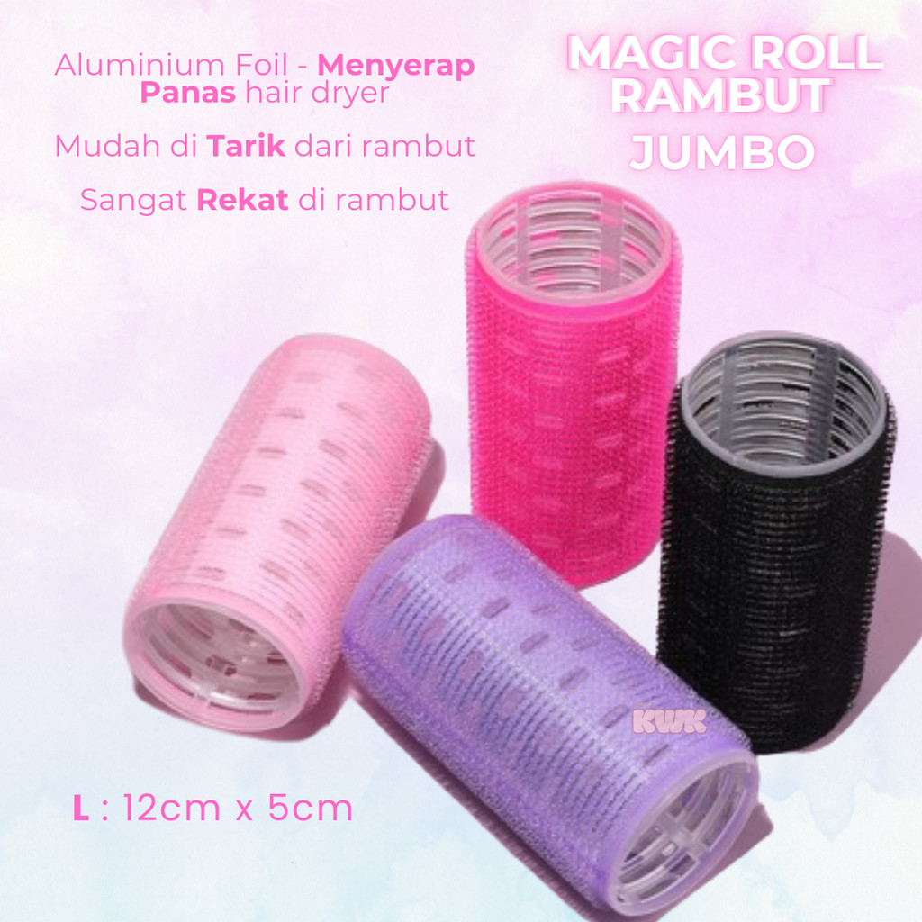 Magic Roll Jumbo 1 pcs/ Premium Hair Roll/ Korean Hair Roll/ Hair Roll ...