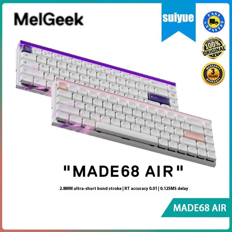 MelGeek MADE68 AIR Low magnetic axis keyboard TTC mini Magneto axis lightweight and portable ...