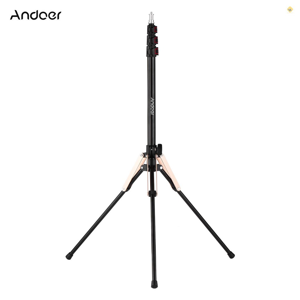 Andoer 190cm/74.8 Inch Portable Aluminum Alloy Photography Light Stand ...