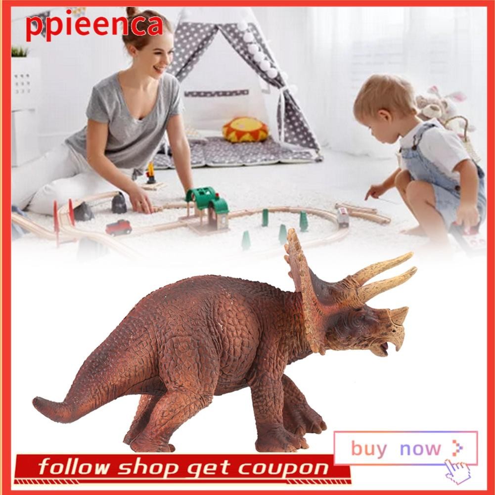 Ppieenca Huairdum Triceratops Dinosaur Model Toy Mini Solid Jurassic ...