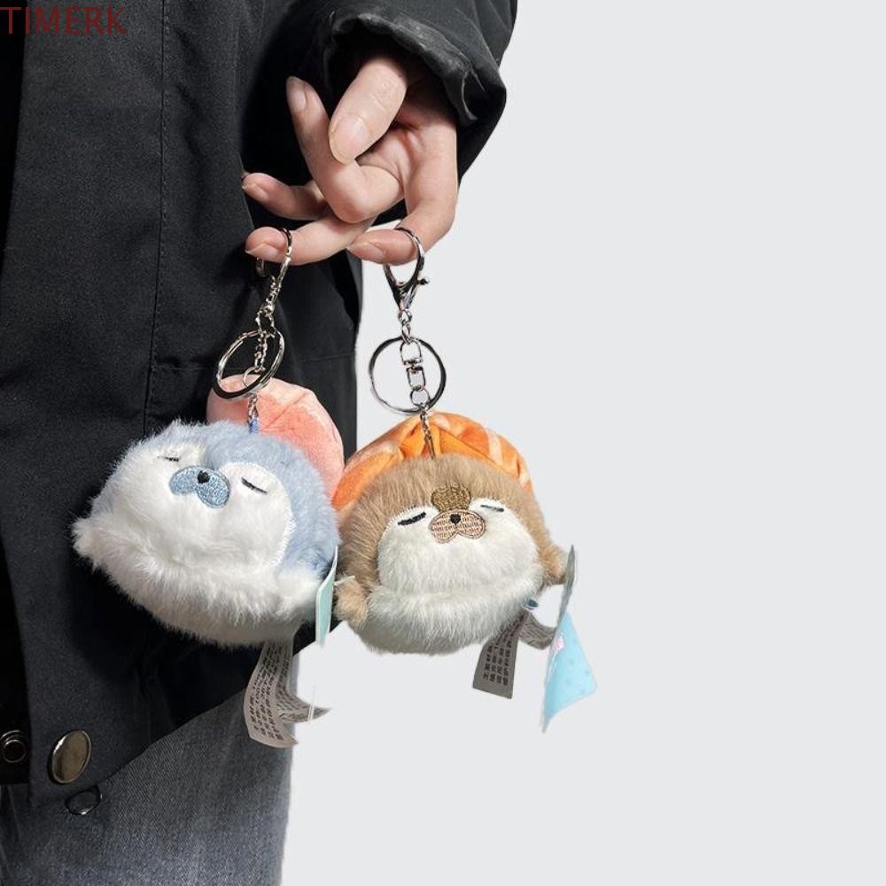 TIMERK Seal Plush Keychain, Marine Life Simulation Sea Otter Doll, Soft ...