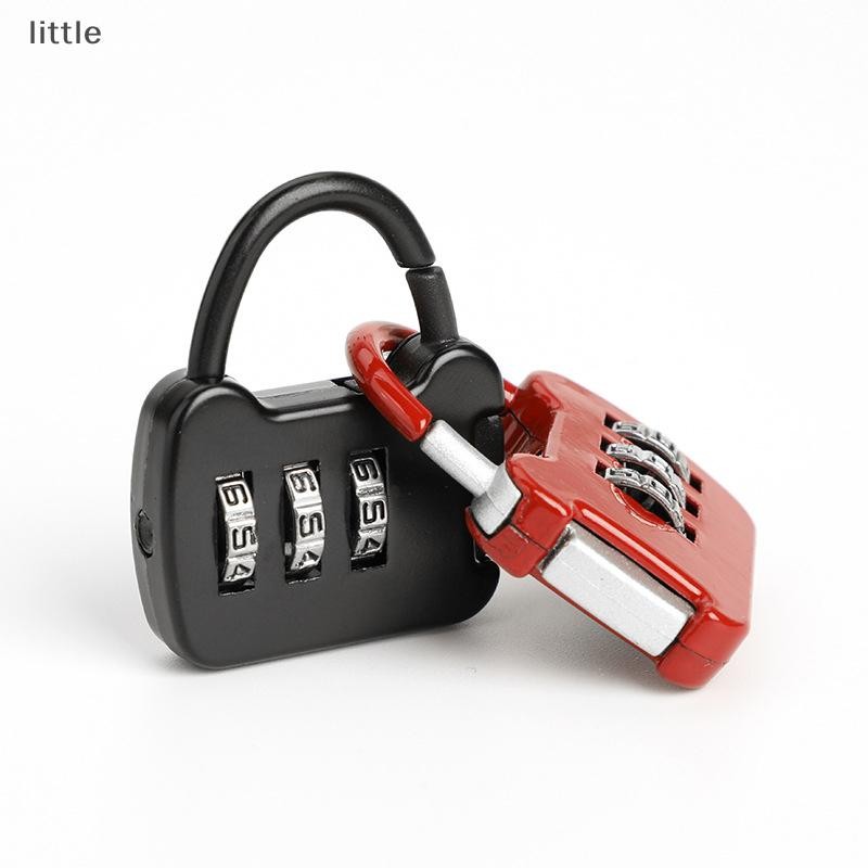 phlittle 3 Dial Luggage Travel Digit Number Code Lock Combination ...