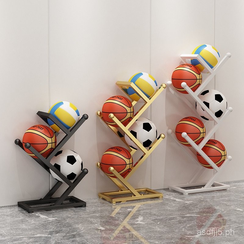 Basketball Storage Rack Display Stand Gymnasium Soccer Volleyball ...