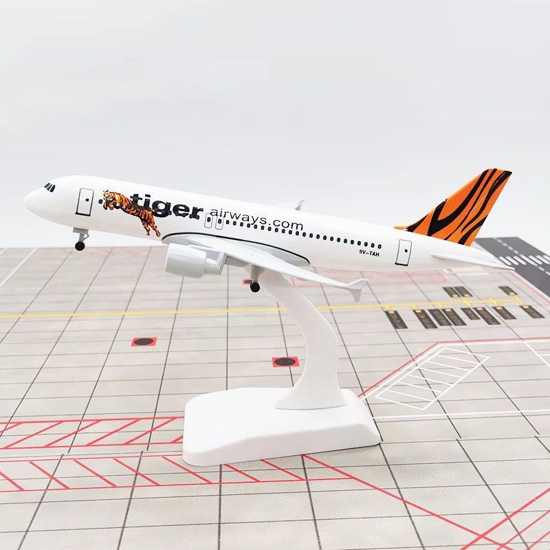 1: 400 Simulation Singapore Tiger Airlines A320 Alloy Airplane Model ...