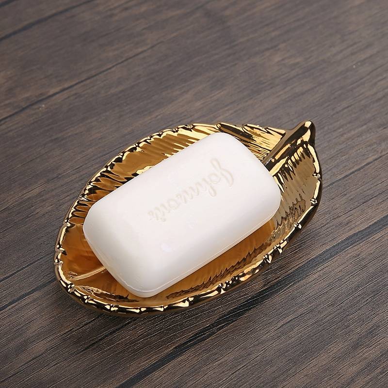European Ceramic Soap Box Creative Toilet Hotel High-End Porcelain Soap ...