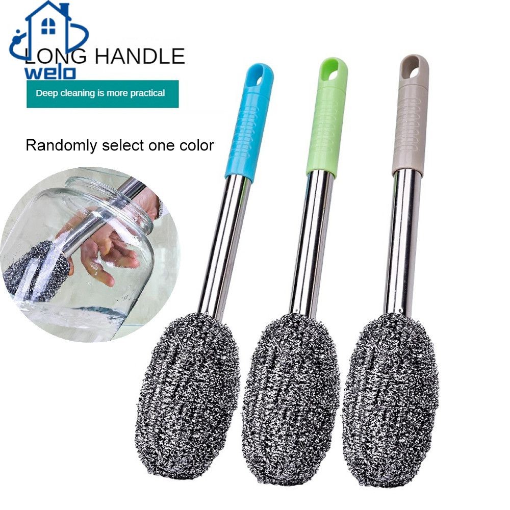 WELO Random 1Pcs Steel Wool Cleaning Tool Pot Washer Easy To Grip Save ...