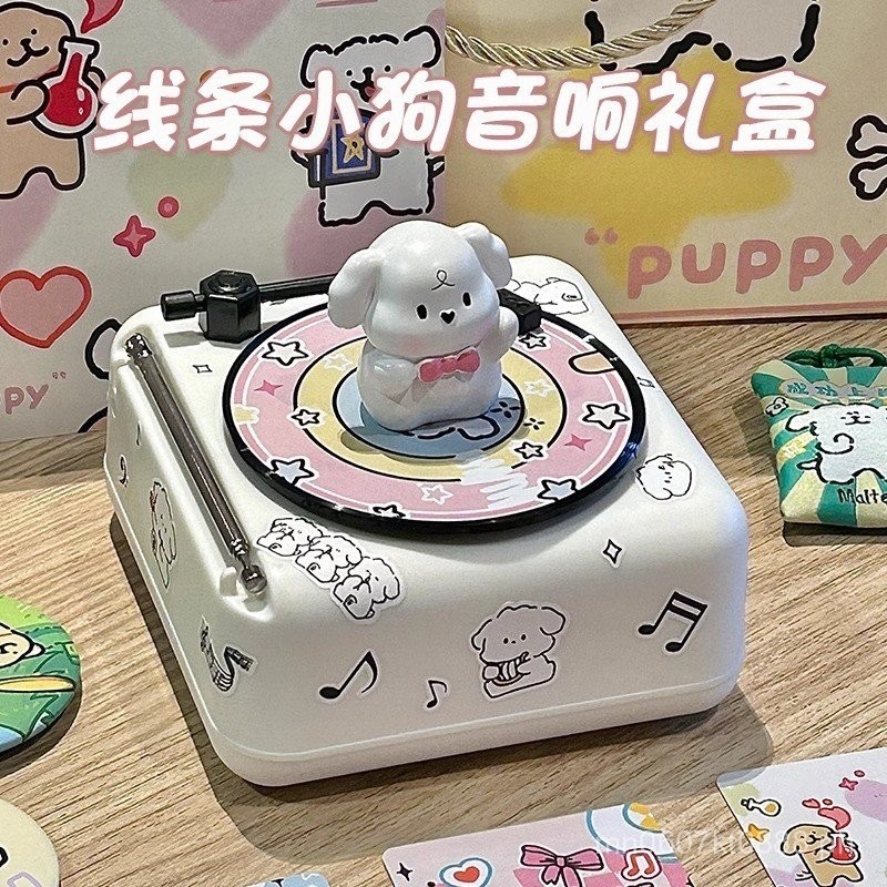 Bluetooth Record Player Birthday Gift Cute Line Art Boyfriend ...