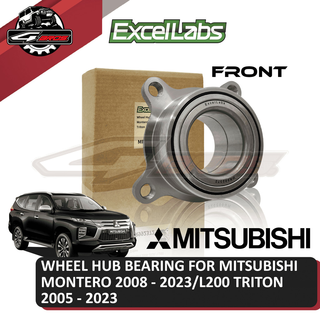 Excellabs Wheel Hub Bearing for Mitsubishi Montero 2008 to 2023 / L200 ...