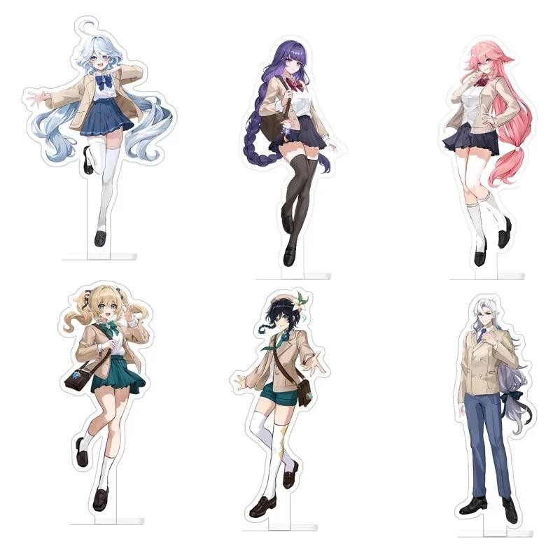 Neuvillette Acrylic Stand Furina Figure Display Anime Goods Collection ...