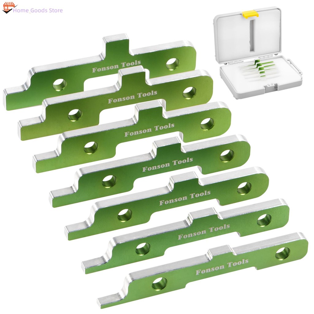7Pcs Router Table Setup Bars Aluminum Alloy Setup Blocks Height Gauge ...