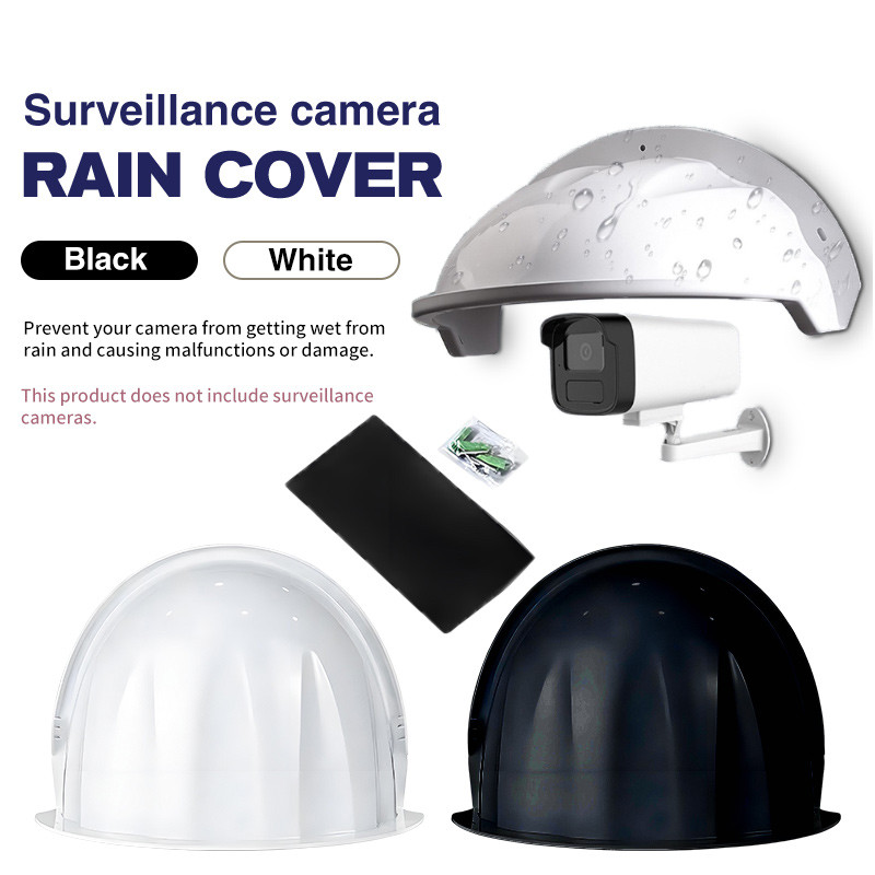 Rain Sun Shield Weather Cover Anti Glare Side Bracket CCTV Turret Dome ...