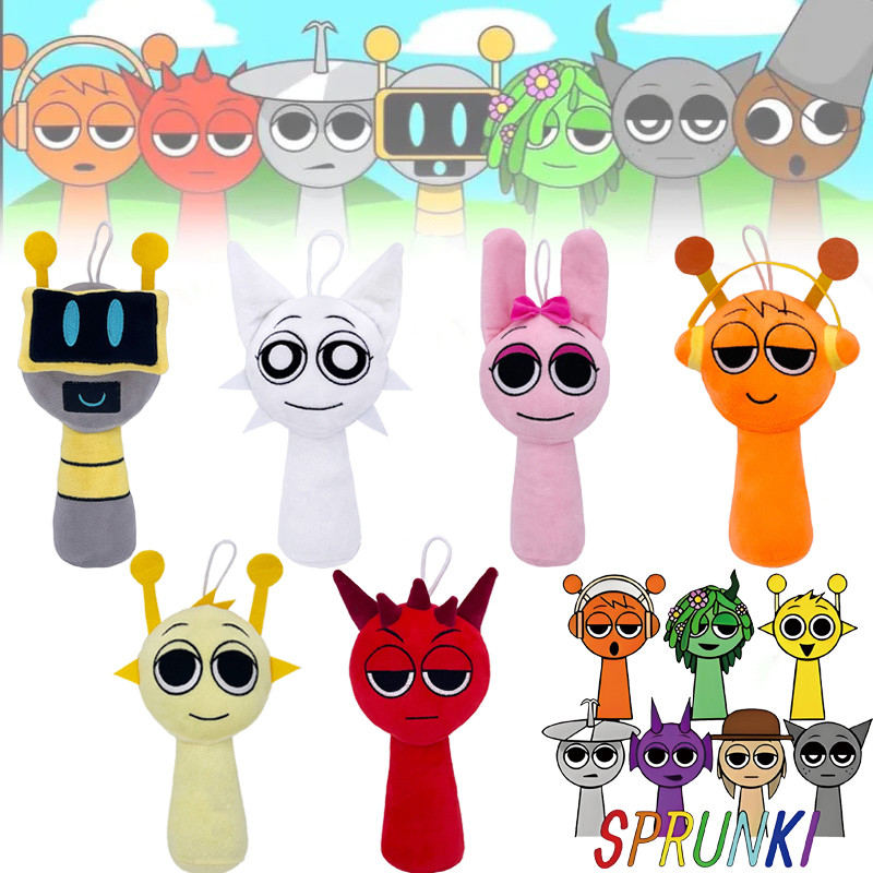 20CM Sprunki Plush Toys Sprunki Stuffed Doll Incredibox Micro Horror ...
