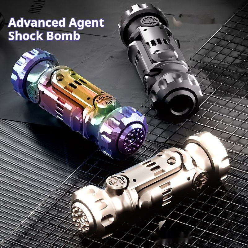 edc Push Brand Shell Throwing Toy Decompression Transmitter Mini Metal ...