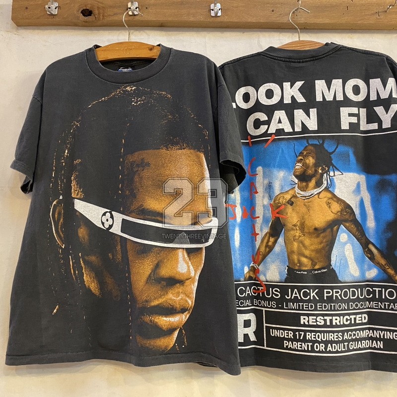 [23] TRAVIS SCOTT Bio Washed tag Original Bootleg Authentic vintage ...