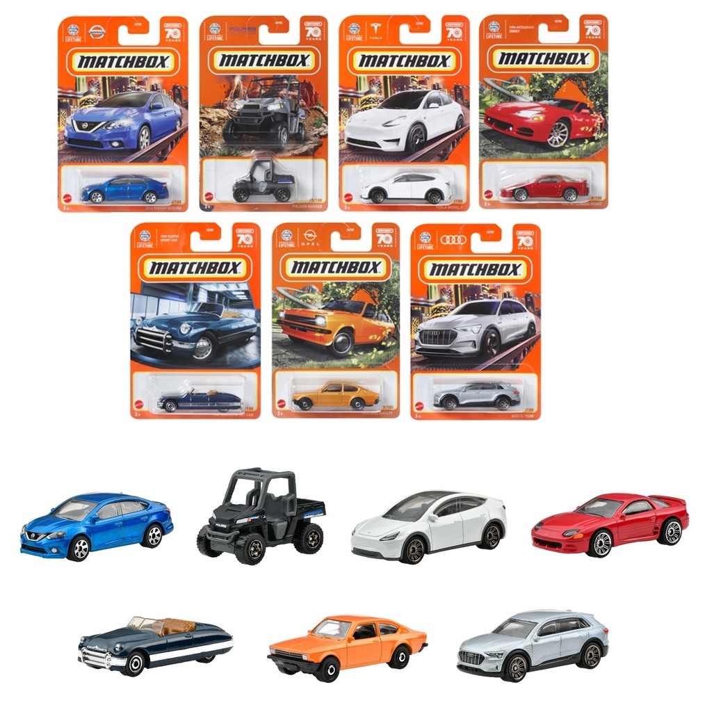 MATTEL Matchbox Basic Car Assortment [24 Mini Cars Box Sold] [3 Years ...