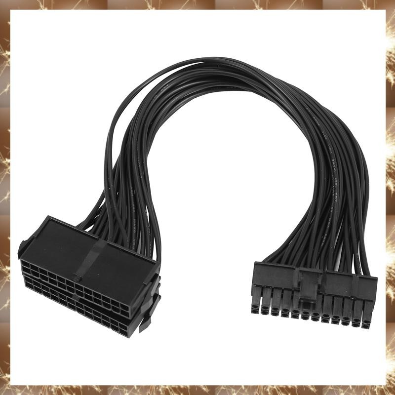 (Y O Q N)Power Supply Splitter, Dual PSU Cable Adapter 24 Pin 20+4 Pin ...