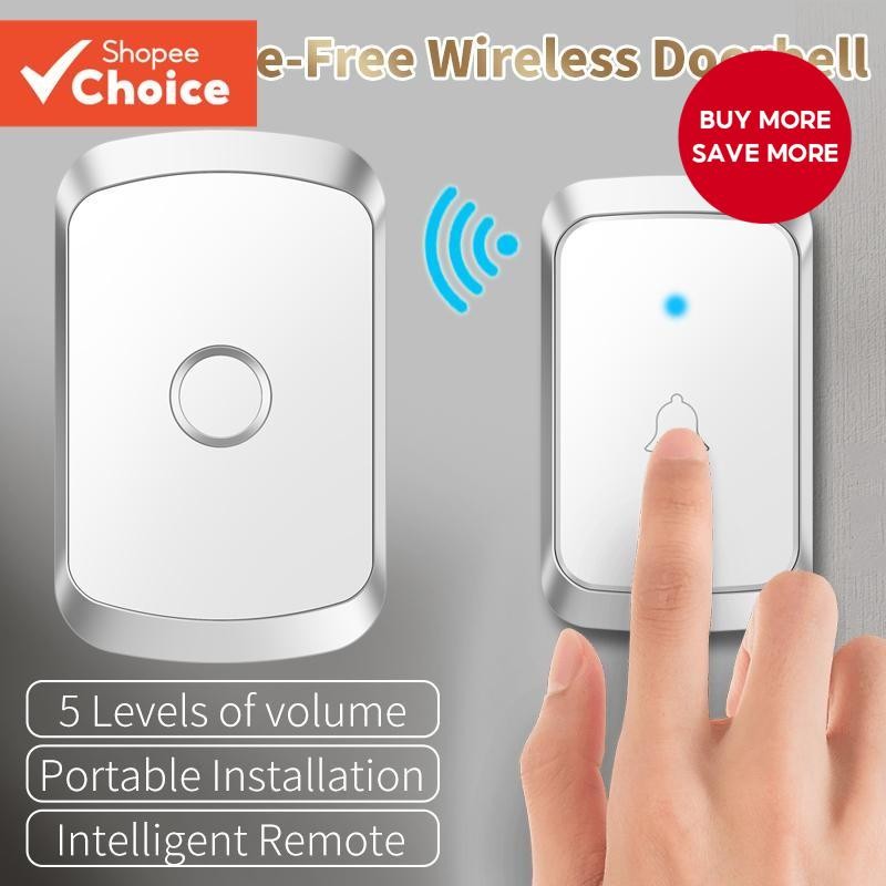 Wireless intelligent waterproof AC call bell,smart welcome doorbell (US ...
