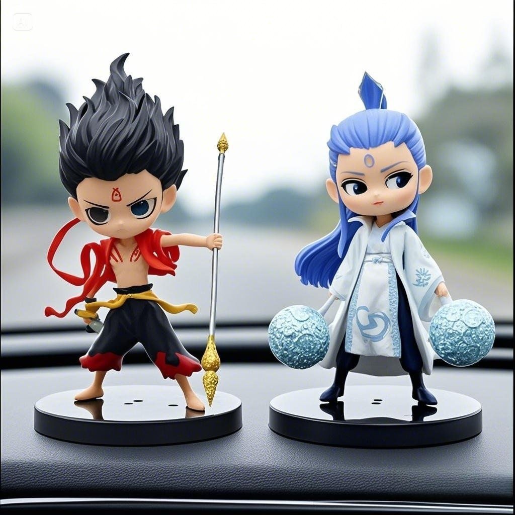 Sufa Lotus Cake CP figure car ornaments Demonic child coming to the ...