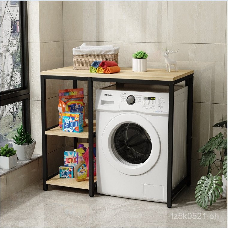 Storage Rack Washing Machine Minimalist Balcony Cabinet GJJY Adjustable ...