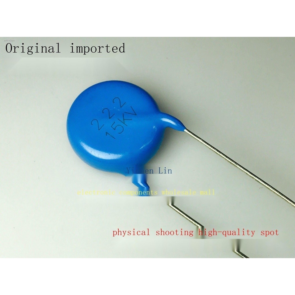 High and low voltage ceramic capacitors 222 2200PF 50V 100V 1KV 2KV 3KV ...