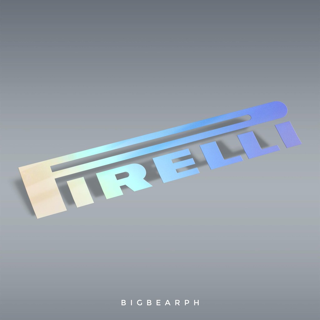 Pirelli Tires Logo Vinyl Cutout Car Sticker - Weatherproof and ...
