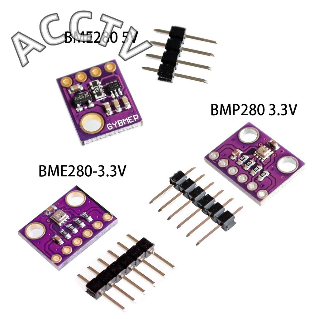 BME280 5V 3.3V Digital Sensor Temperature Humidity Barometric Pressure ...
