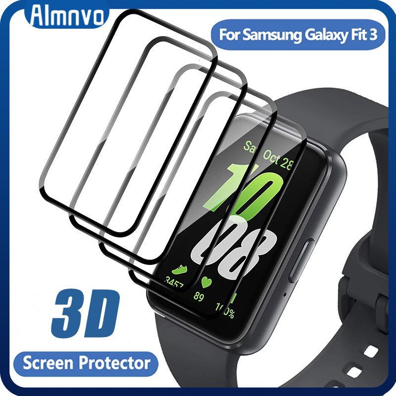 3D Anti Gores Tempered Glass Film for Smartwatch Samsung Galaxy Fit 3 ...
