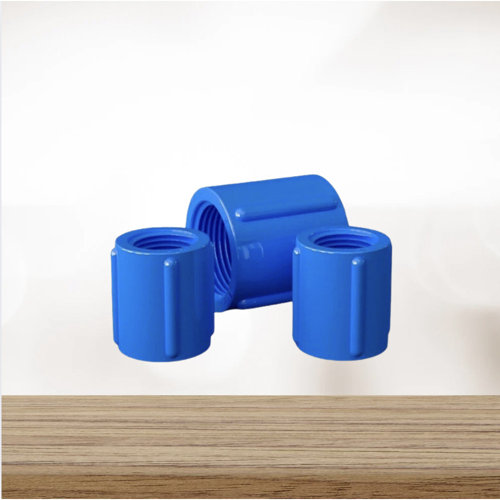COUPLING BLUE FITTINGS PVC THREADED PLAIN | Shopee Philippines