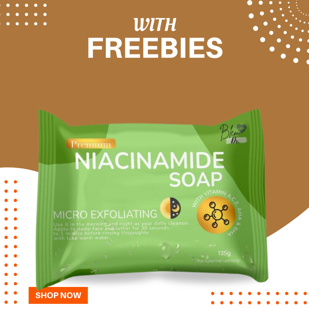 BLEM DR NIACINAMIDE SOAP MICRO EXFOLIATING SOAP 135g | Shopee Philippines