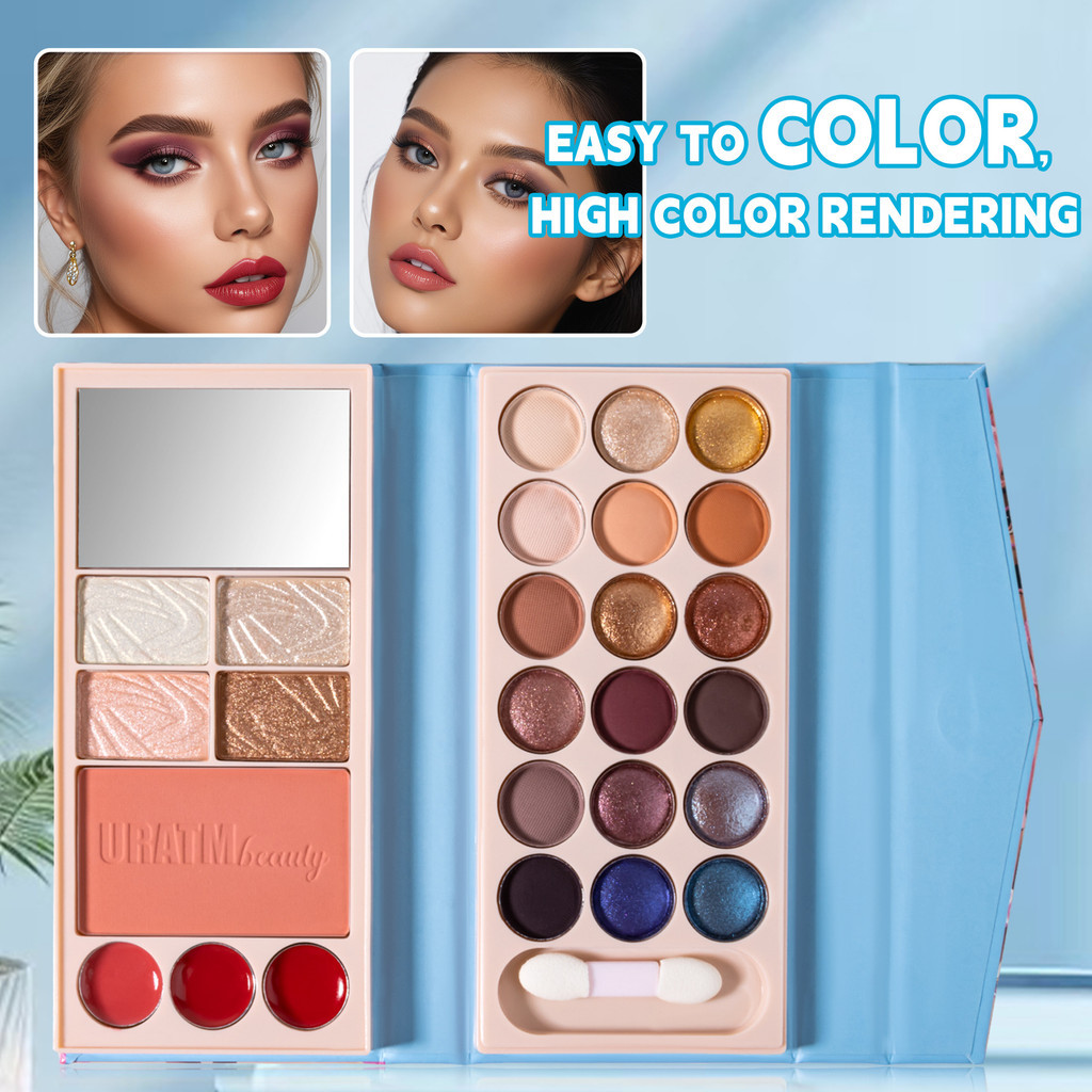 23-33 Colors Fine Shimmer Eye Shadow Pearlescent Lipstick Blush High ...