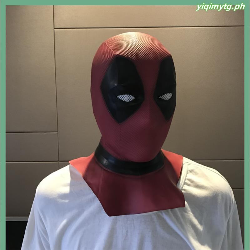 Deadpool Cosplay Wade Winston Wilson Leather Mask Costume Submarine ...