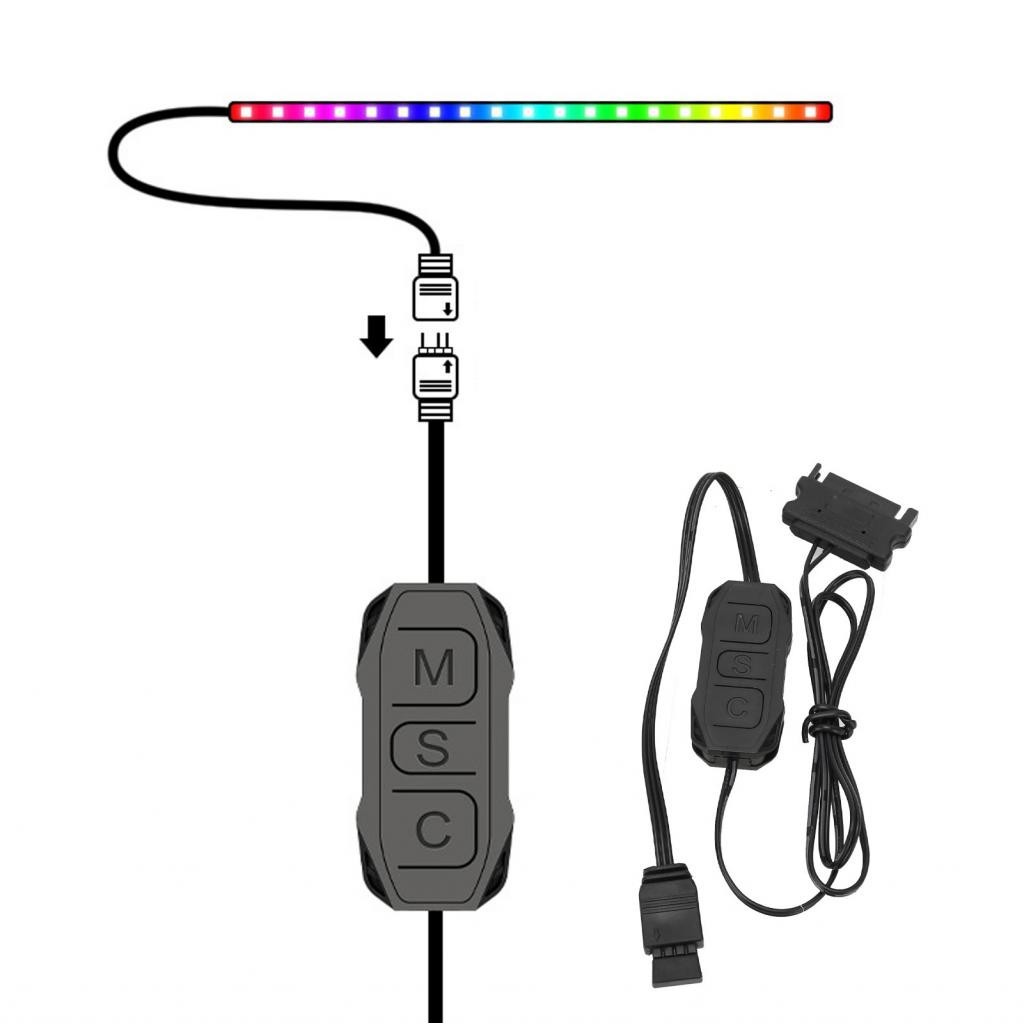 Rgb Controller Nearbeauty 5V 3PIN A RGB Fan For SATA Power Supply Light ...
