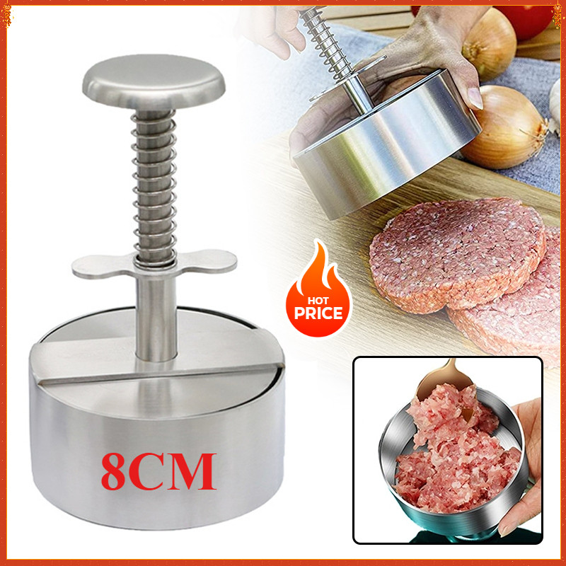 [Fast Deliver]Hamburger Patty Maker Stainless Steel Patty Maker,for ...