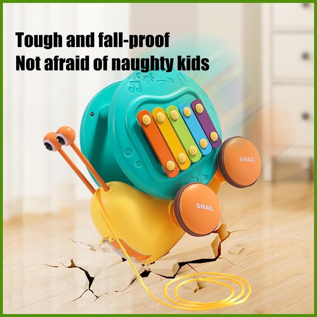 Pull Along Toy Walking-Learning Toy Pull String Toys For Kids ...