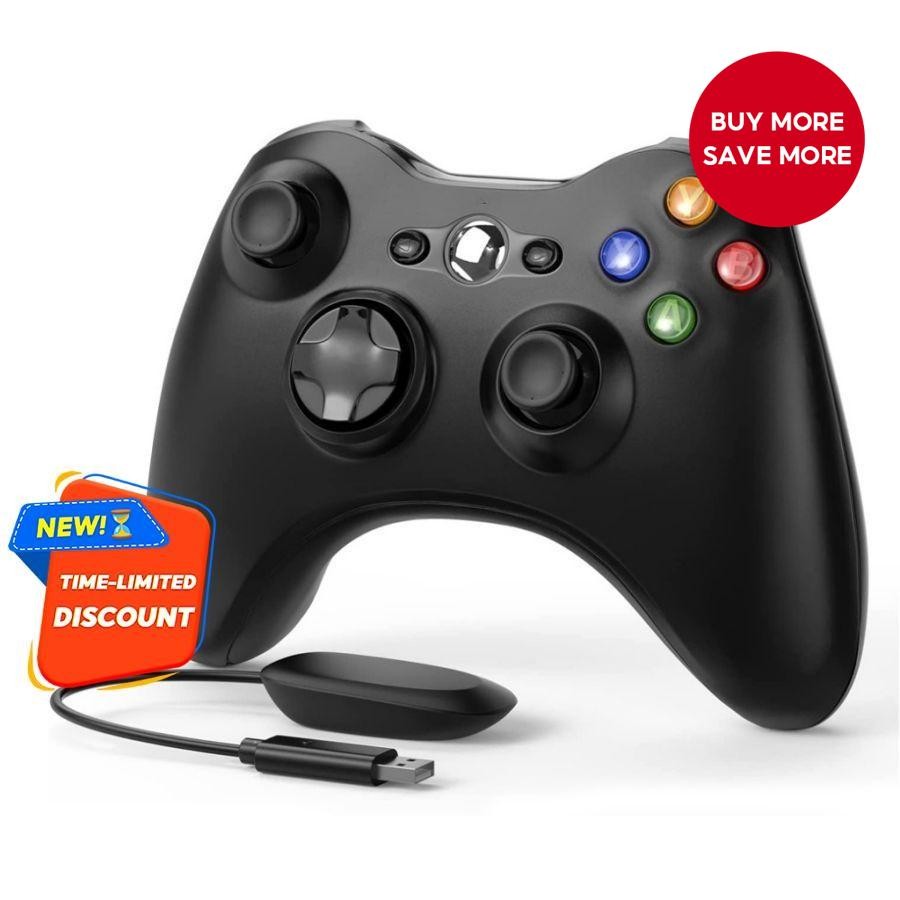 2.4GHz Wireless Joystick Gamepad for Xbox 360 Computer - Full Control ...
