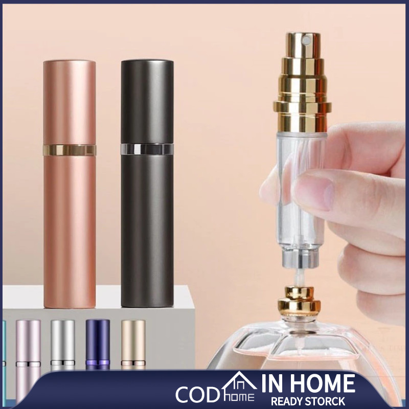 Refillable Perfume Spray Bottle Twist Type Travel Cologne Sprayer Fine ...
