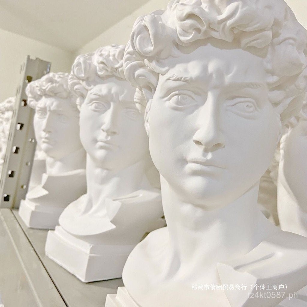 Sculpture Head Art David Plaster Plaster Plaster Figure Sketch Model ...