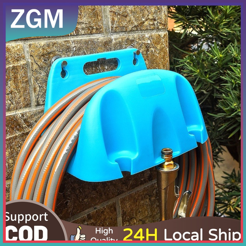 ZGM Wall Plastic Rack Mounted Garden Irrigation Hose Hanger Tap Holder ...