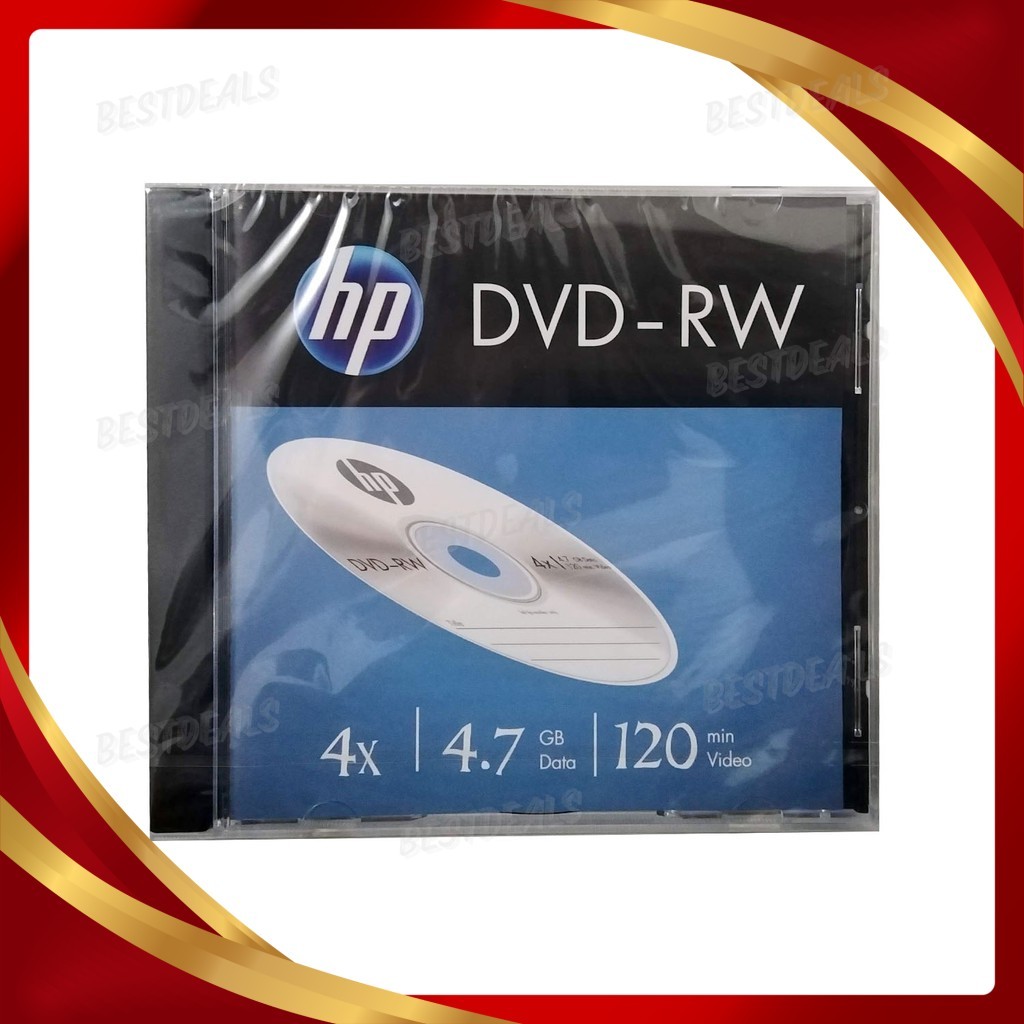HP DVD-RW 4.7gb with Case | Shopee Philippines