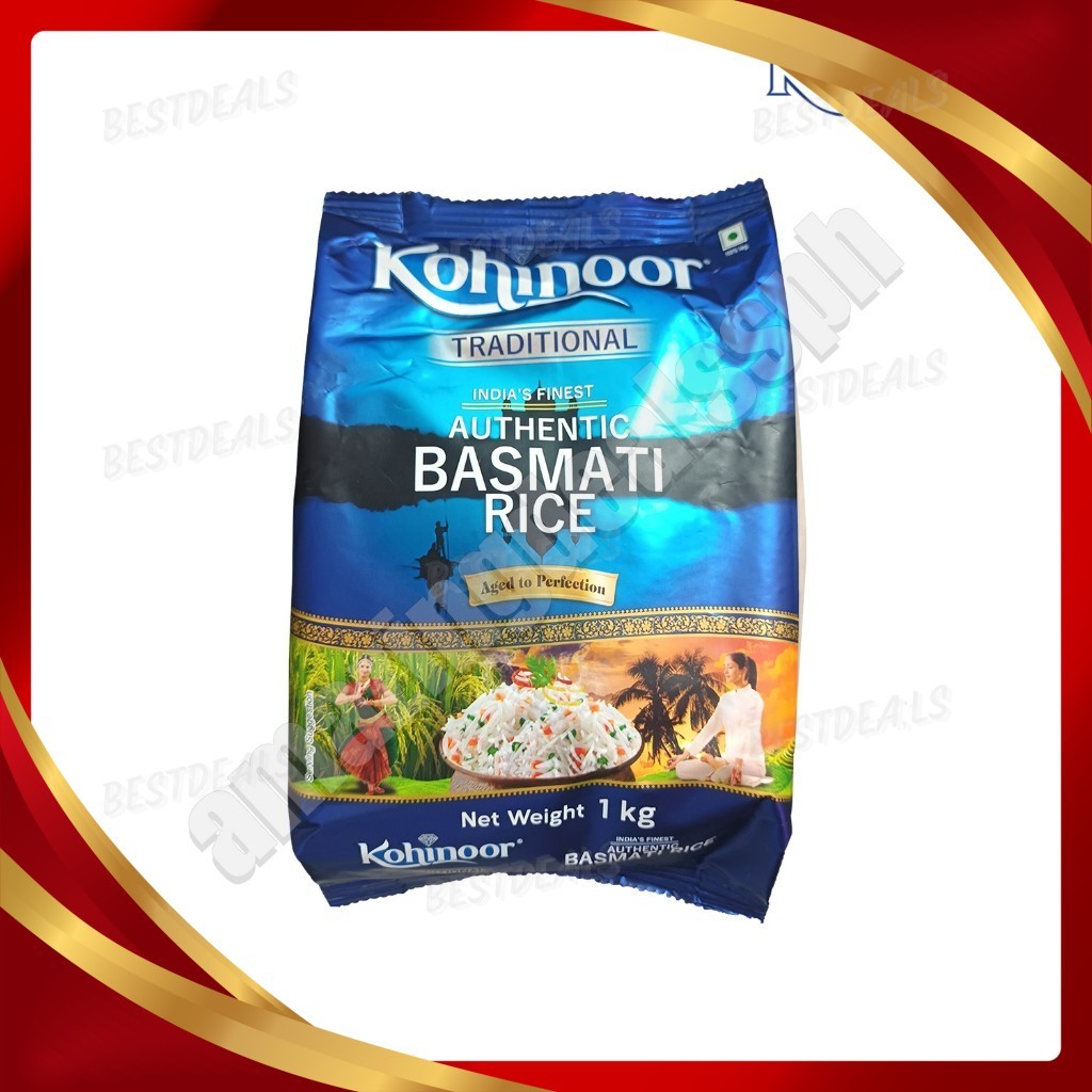 Kohinoor traditional Basmati Rice (Blue) 1kg | Shopee Philippines